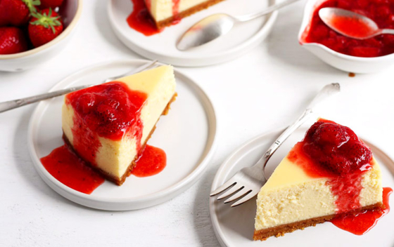 Creamy New York Cheesecake » Little Vienna