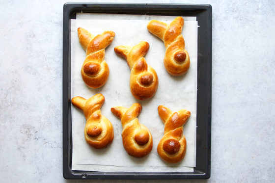 Fluffy Easter Bunny Rolls » Little Vienna