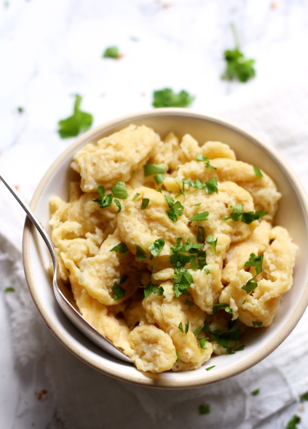 Nockerl Nokedli dumplings recipe » Little Vienna