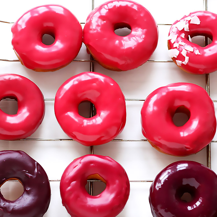 Pink Donuts no Food Coloring Little Vienna